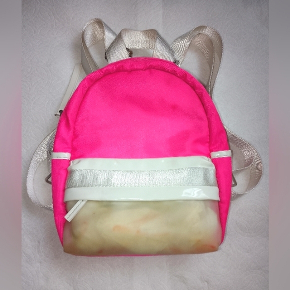 None | Accessories | 3 Neon Pink Mini Backpack | Poshmark